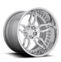 China Two pieces custom deep rims for car 18 19 20 21 22 inch alloy wheels forged car wheels for sale