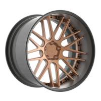 China Two pieces custom deep rims for car 18 19 20 21 22 inch alloy wheels forged car wheels for sale