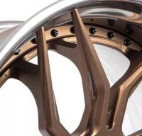 China factory direct custom 22 to 24 inch aluminum gold bronze brushed car forged wheels for sale