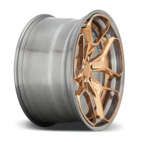 China factory direct custom 22 to 24 inch aluminum gold bronze brushed car forged wheels for sale