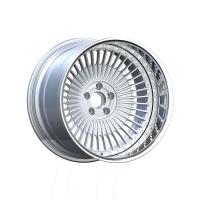China forged alloy wheels 2 pieces Chrome wheel rims forged concave wheels for sale