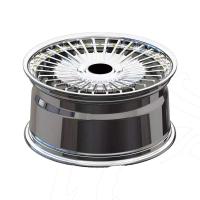 China forged alloy wheels 2 pieces Chrome wheel rims forged concave wheels for sale