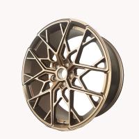 China 18 19 20 21inch custom forged alloy wheels Bronze finished forged wheels for racing cars for sale