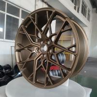 China 18 19 20 21inch custom forged alloy wheels Bronze finished forged wheels for racing cars for sale