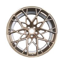 China 18 19 20 21inch custom forged alloy wheels Bronze finished forged wheels for racing cars for sale