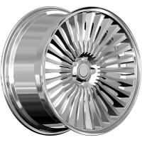 China hyper silver polished chrome forged alloy wheels rims for X5 X6 RS5 RS6 M5 M6 for sale