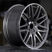 China Mesh design gray paint 18 inch automobile rim forged alloy wheel 20 inch modified 5x112 5x120 5x114 3suppliers wheels for sale