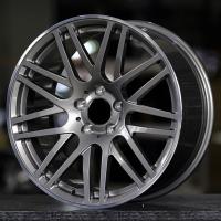 China Mesh design gray paint 18 inch automobile rim forged alloy wheel 20 inch modified 5x112 5x120 5x114 3suppliers wheels for sale