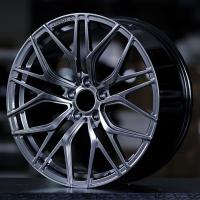 China FORGED Concave T6061 Gun ash 5x108 5x112 5x114.3 5x120 piece car alloy wheels 18 19 20 21 22inch suppliers wheels for sale