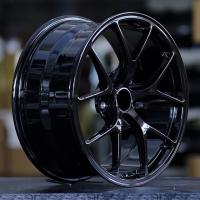 China 5 split spoke black painted suppliers wheels 18 inch rim racing forged aluminum alloy wheel 5x112 5x114 3 5x120 for sale