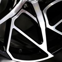 China Staggered Satin Black/Machine Face model forged wheels for sale for sale