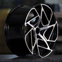 China Staggered Satin Black/Machine Face model forged wheels for sale for sale