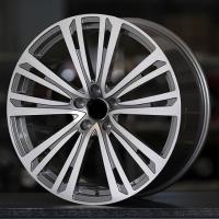 China new staggered forged aftermarket Gloss Silver forged wheel retails for sale