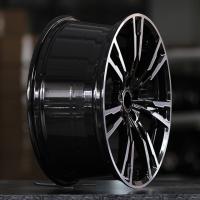 China Titanium Machine Face Gloss black''forged wheels for Audi Q7 for sale