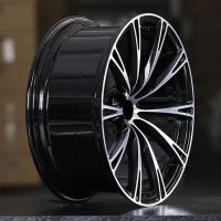China Titanium Machine Face Gloss black 19''20''21''22''forged wheels for Audi Q7 for sale