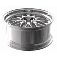 China Lightweight Strongest 2 piece brushed slivery luxury forged wheel rim factory for sale