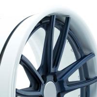China factory Customized brushed grey or bronze luxury 2 piece staggered alloy forged wheel rims for sale