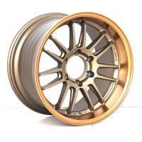 China 18-inch branded new energy car aluminum alloy gold wheels rims 6x139.7 for sale