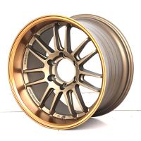 China 18-inch branded new energy car aluminum alloy gold wheels rims 6x139.7 for sale