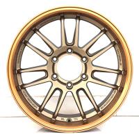 China 18-inch branded new energy car aluminum alloy gold wheels rims 6x139.7 for sale