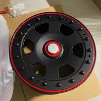 China custom wheelsl matte black 4 wheel off road Better driving experience 16 17 18 beadlock wheels for sports car for sale