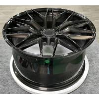 China FORGED T6061 gloss black finish car alloy wheels 18 19 20 21 22inch wheels supplier for sale