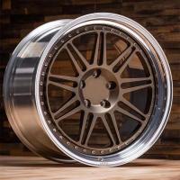 China 19''20''21''22''forged concave wheels For BMW Benz 2piece wheel silvery bronze painting polish for sale