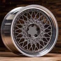 China 19''20''21''22''forged concave wheels For BMW Benz 2piece wheel silvery bronze painting polish for sale