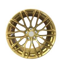 China Forged wheel brush grey color alu wheels 9x18 5x150 pcd alloy wheel rim for land cruiser for sale