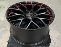 China 5x130 matt black color and red line 22x10 wheels forged wheels for mercedes G class for sale
