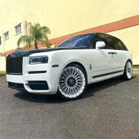 China Mesh Design forged wheels rims 22 23 24 inch rims polished wheel for Mercedes GLS for sale