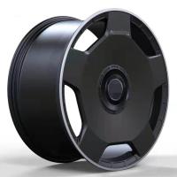 China Custom passenger car wheels 5x130 5x112 forged wheels 18~24 inch rims for benz Bentley for sale