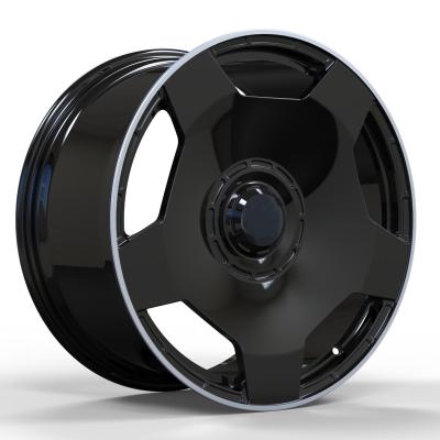 China Custom passenger car wheels 5x130 5x112 forged wheels 18~24 inch rims for benz Bentley for sale