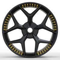 China Competitive price 20 21 22 23 inch forged wheels for Lamborghini Centenario gallardo with Golden screw for sale