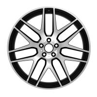 China Custom 18 19 20 21 22 23 24 inch forged wheels for Mercedes GLE G63 with Silver milled surface for sale