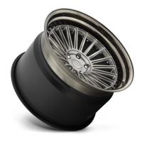 China Matte Black polish face 3PC aluminium forged wheels 5x120 offset rim forged car rims for sale