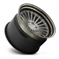 China Matte Black polish face 3PC aluminium forged wheels 5x120 offset rim forged car rims for sale