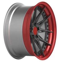 China Deep concave polishing 3PC forged car Rims 22 inch alloy wheels 5x127 wheels for sale