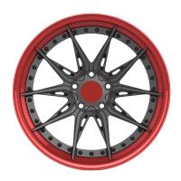 China Deep concave polishing 3PC forged car Rims 22 inch alloy wheels 5x127 wheels for sale