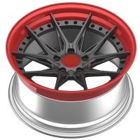 China Deep concave polishing 3PC forged car Rims 22 inch alloy wheels 5x127 wheels for sale