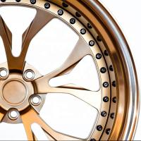 China Luxurious car forged rims from new design 18 inch to 26 inch Cool alloy car 3pieces forged wheel for sale
