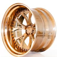China Luxurious car forged rims from new design 18 inch to 26 inch Cool alloy car 3pieces forged wheel for sale