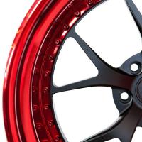 China customization deep dish brushed red 18 19 20 2122 Inch 3 piece wheels forged alloy wheels for ferrari Dino 365 GTB for sale