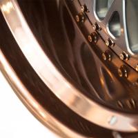 China Customized wheel brushed bronze polished forged wheels 3 piece deep dish rims for benz for sale