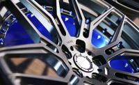 China Blue Brush 2pc 3Pc forged wheel 18 inch Alloy Cars 19 step lip 5X108 5x112 Car Alloy Wheels Rim for sale