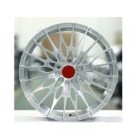 China Custom forged 6061 aluminum alloy electroplate Chrome Slivery Brush Forged wheels rims for sale