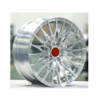 China Custom forged 6061 aluminum alloy electroplate Chrome Slivery Brush Forged wheels rims for sale