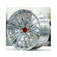 China Custom forged 6061 aluminum alloy electroplate Chrome Slivery Brush Forged wheels rims for sale