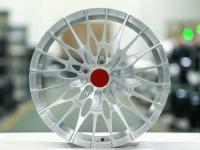 China Custom forged 6061 aluminum alloy electroplate Chrome Slivery Brush Forged wheels rims for sale