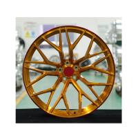 China VIRSRONWHEELE 22inch staggered brushed bronze custom forged wheels for sale